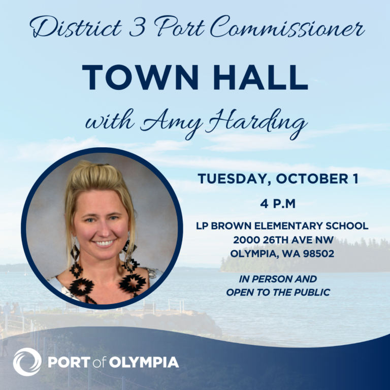 Town Hall with District 3 Port Commissioner Amy Harding